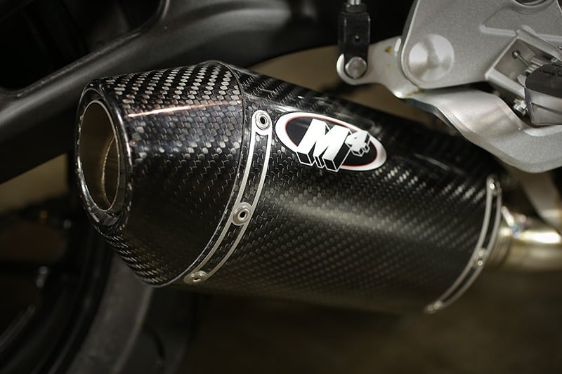 M4 Exhaust Slip-On with Carbon Fiber Canister - YA6714 – HHR Performance
