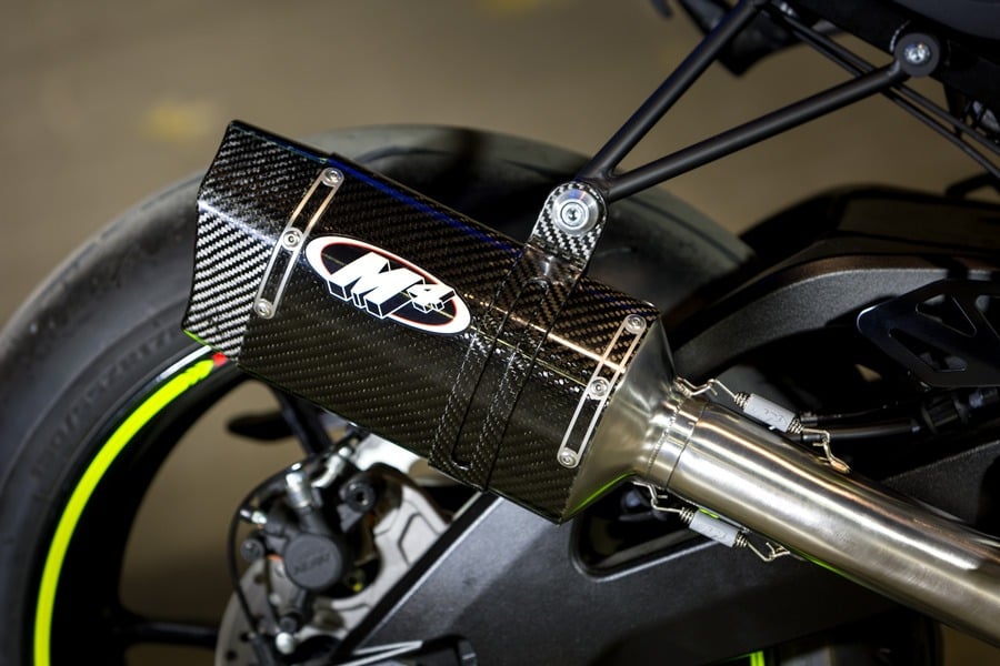 M4 Exhaust Full System with Titanium Midpipe and Carbon Tech1 Canister ...