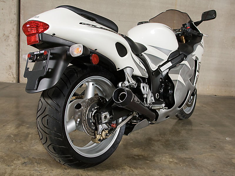 M4 Exhaust Slip-On System with Twin Black Retro-Drag Canisters - SU942 ...